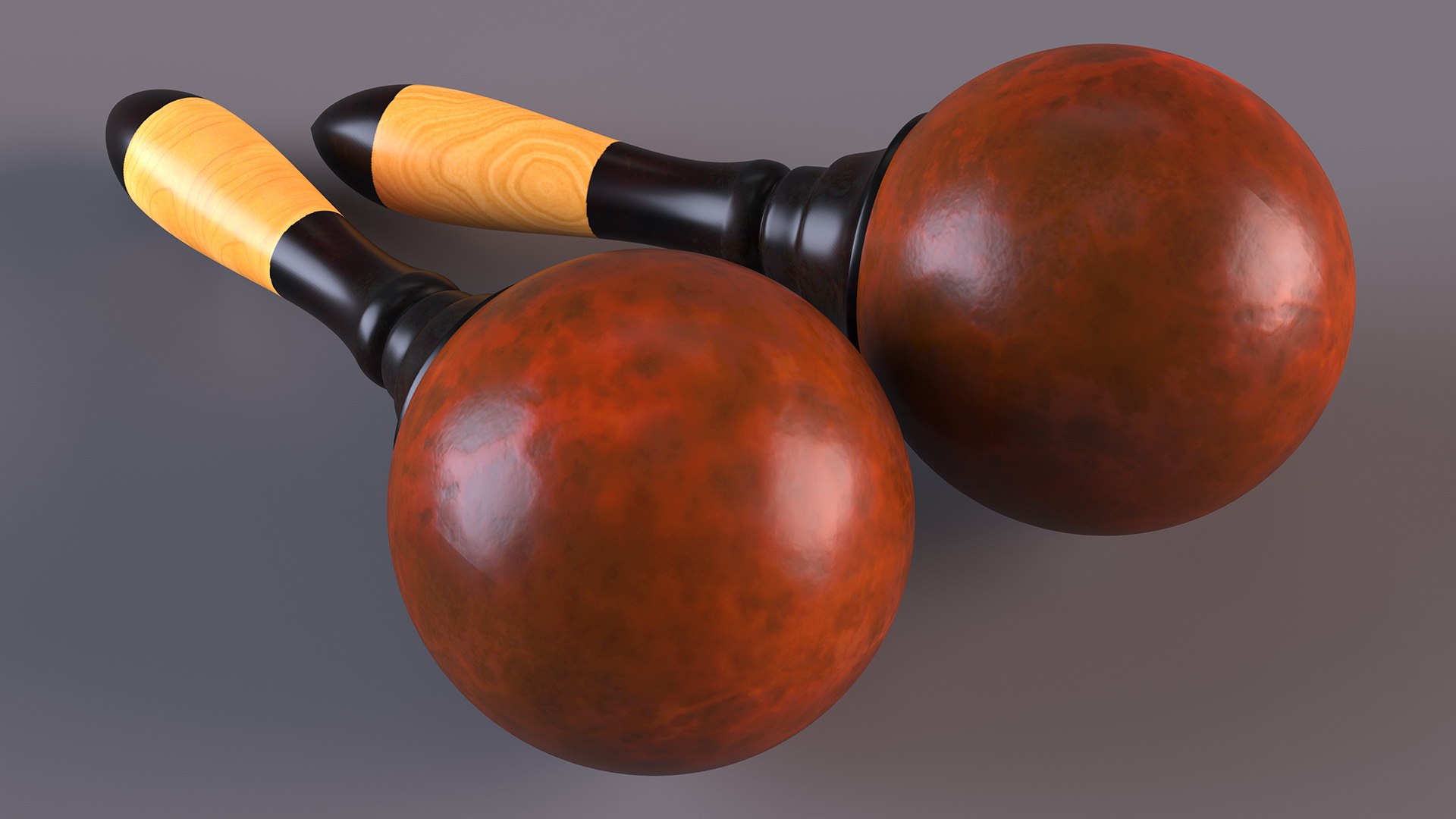 3D Maracas Musical Instrument - TurboSquid 2121897