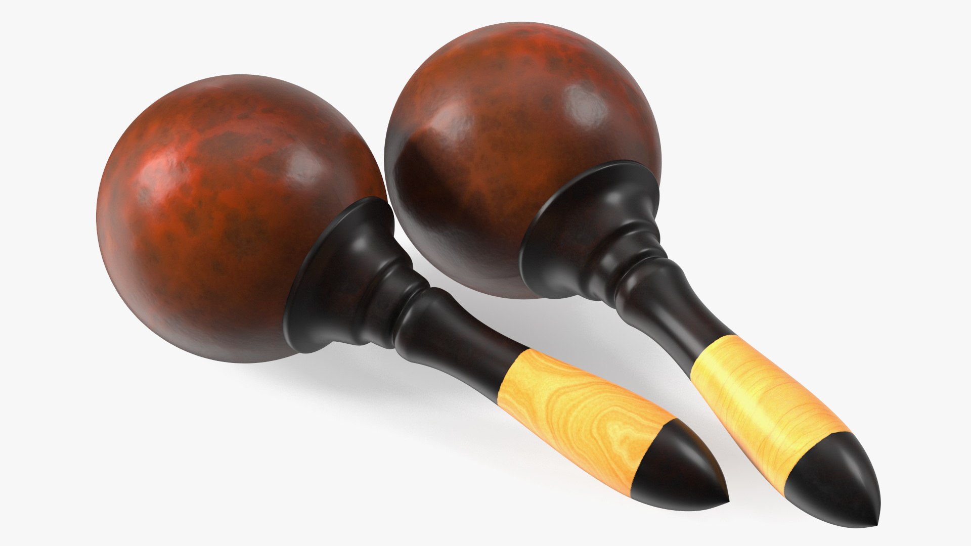 3D Maracas Musical Instrument - TurboSquid 2121897