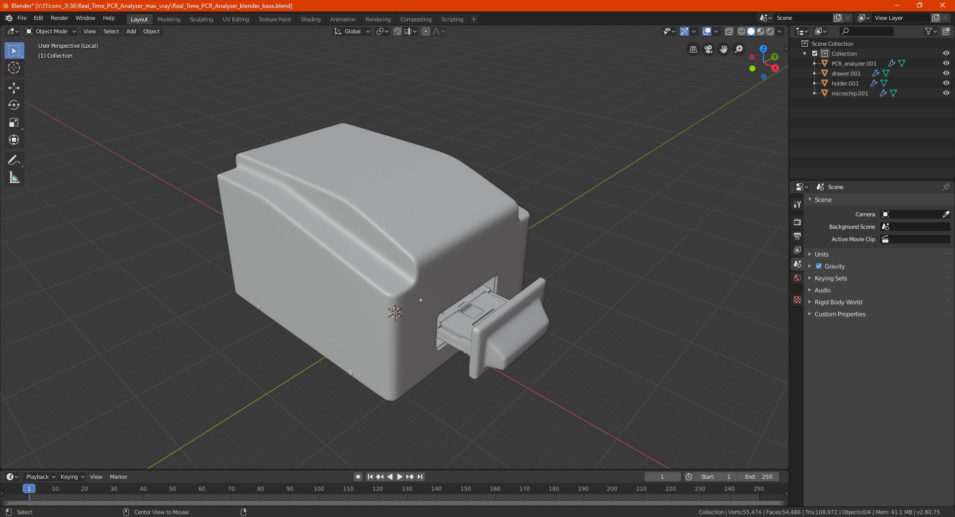 Real Time PCR Analyzer 3D - TurboSquid 1877985