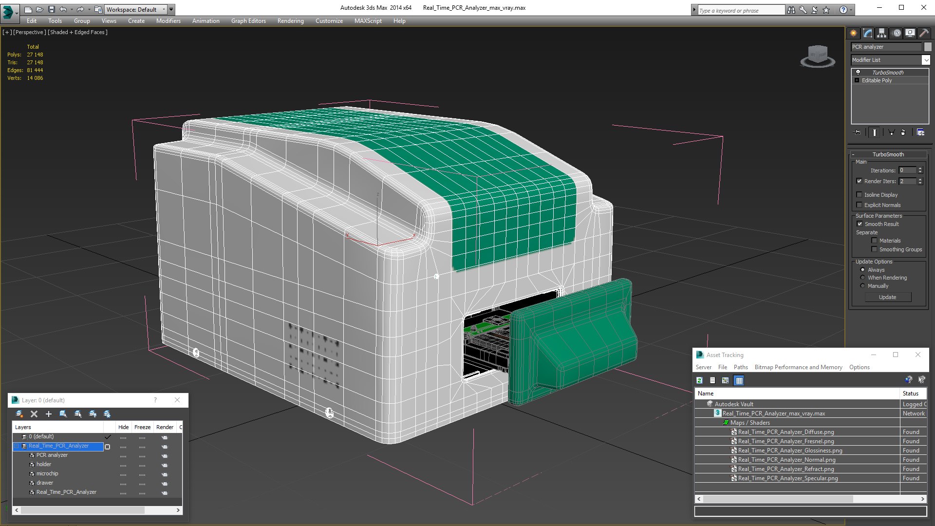 Real Time PCR Analyzer 3D - TurboSquid 1877985