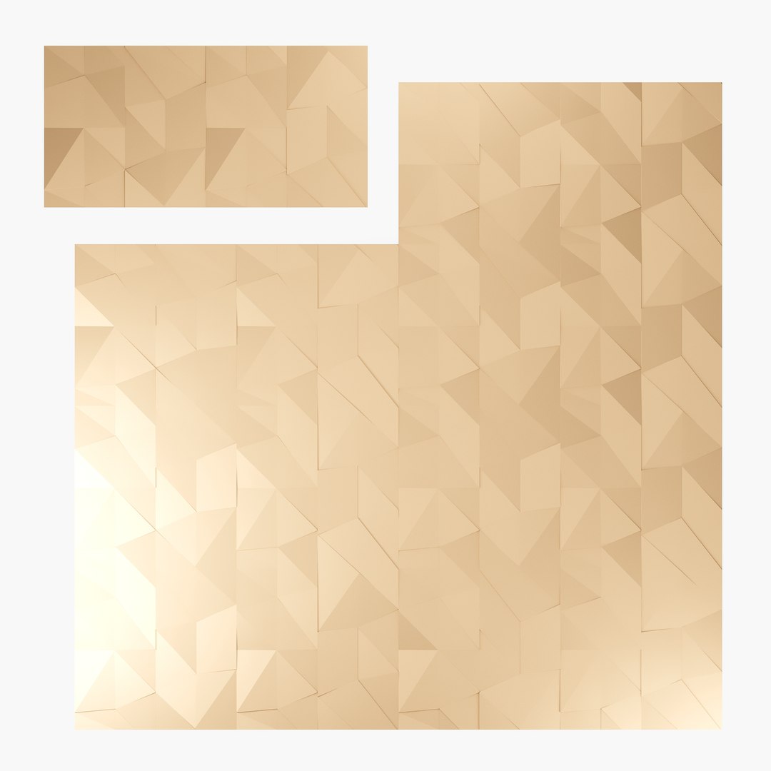 Geometric Wall Panel 3D - TurboSquid 2029469