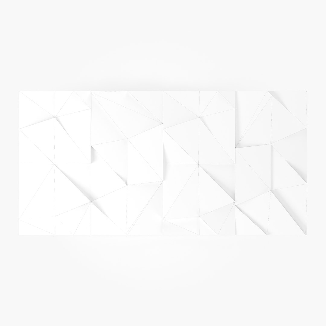 Geometric Wall Panel 3D - TurboSquid 2029469