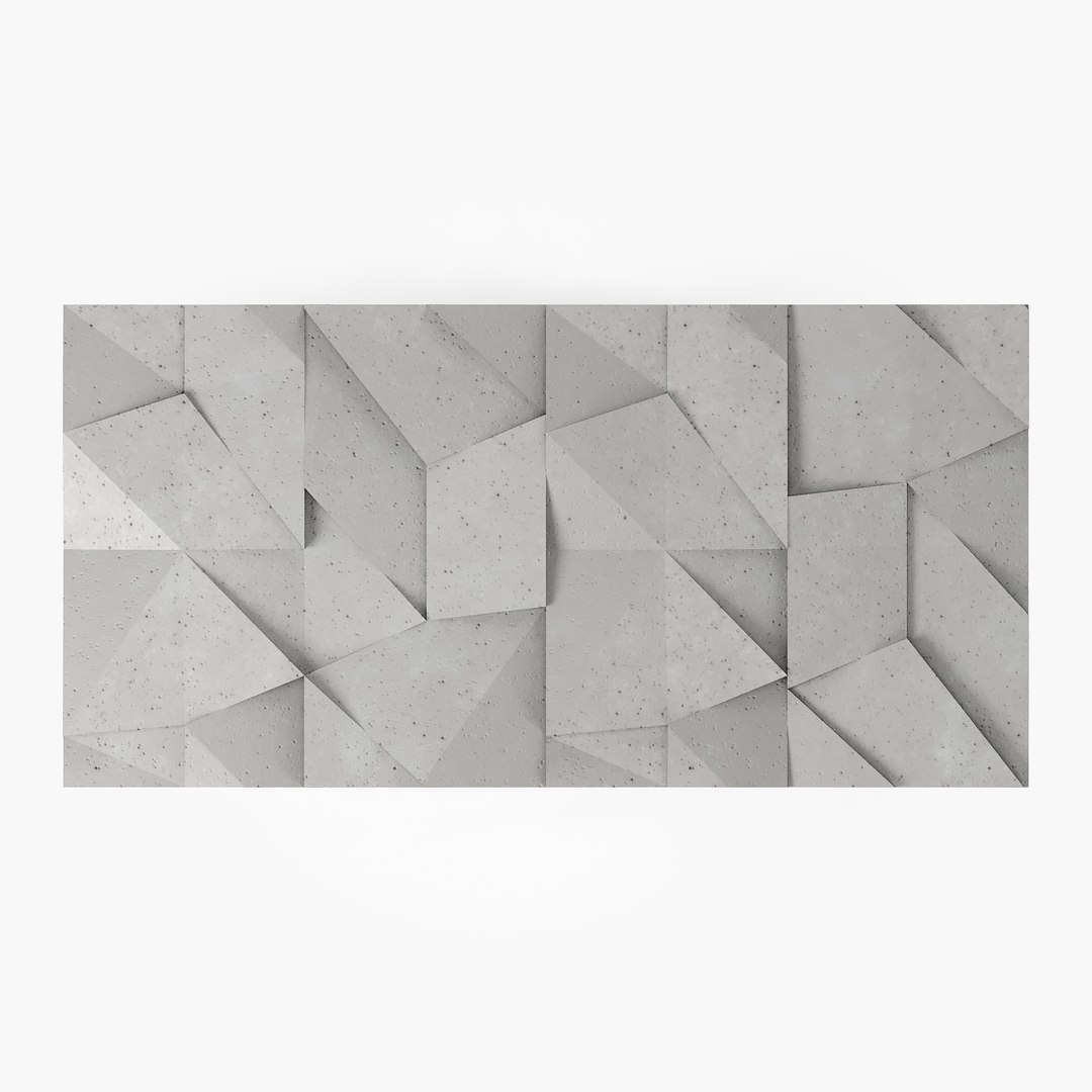 Geometric Wall Panel 3D - TurboSquid 2029469