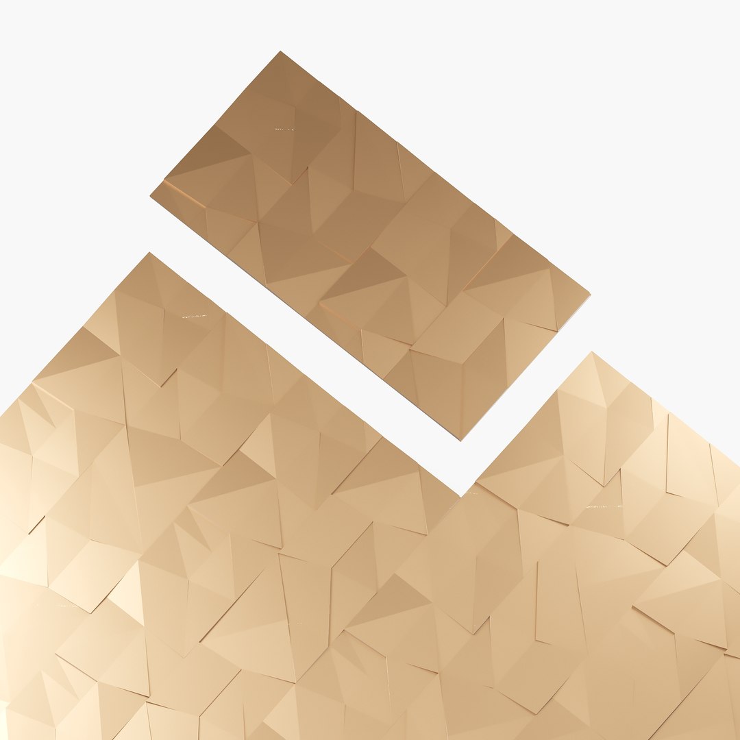 Geometric Wall Panel 3D - TurboSquid 2029469