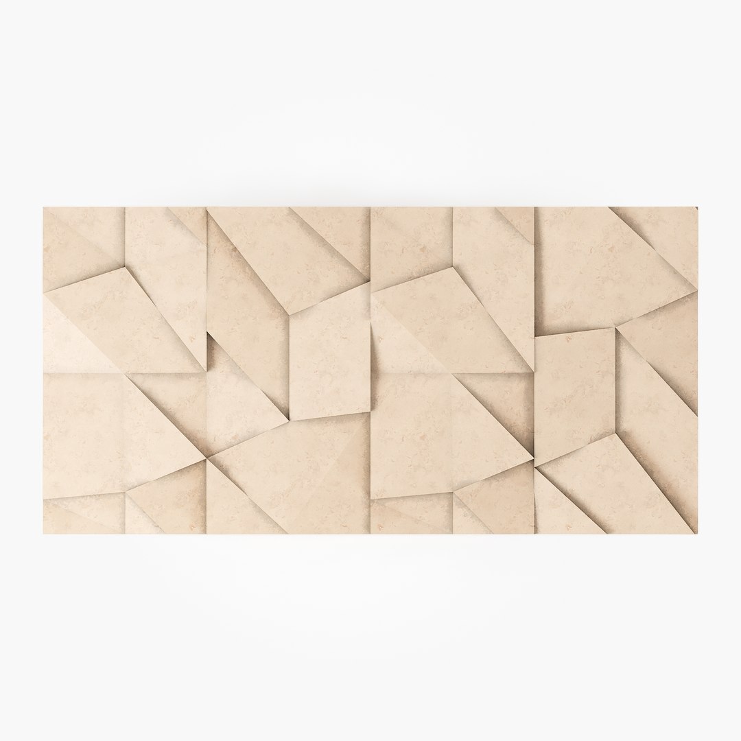 Geometric Wall Panel 3D - TurboSquid 2029469
