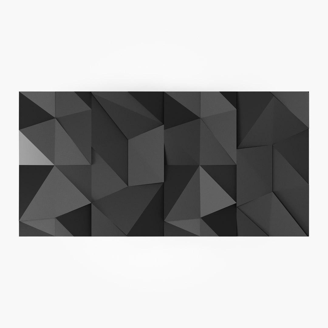 Geometric Wall Panel 3D - TurboSquid 2029469