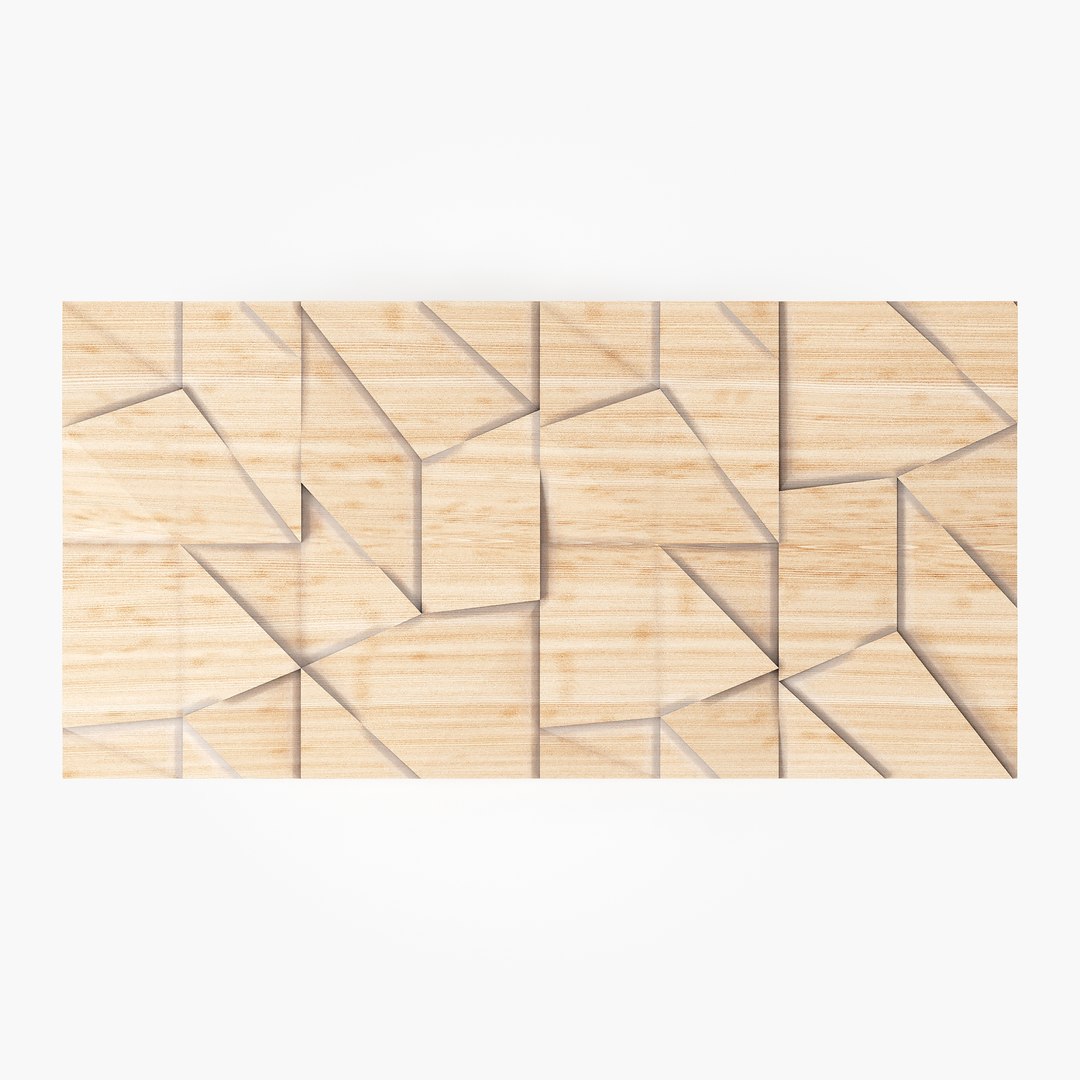 Geometric Wall Panel 3D - TurboSquid 2029469
