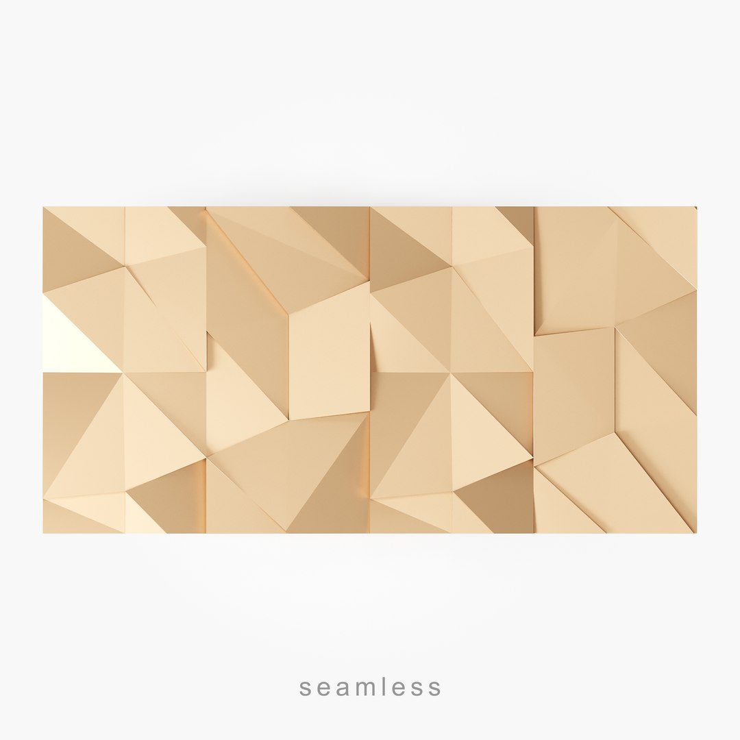 modelo 3d Geometric Wall Panel - TurboSquid 2029469