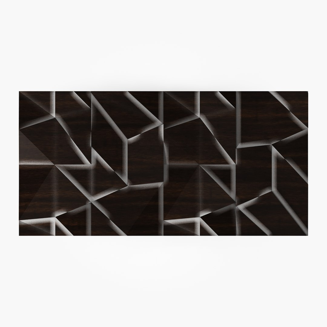 Geometric Wall Panel 3D - TurboSquid 2029469