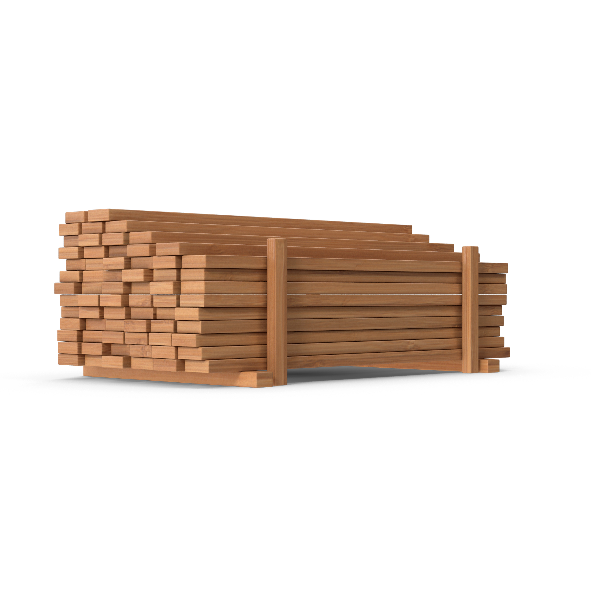 3D Wood Planks Stack - TurboSquid 2018292