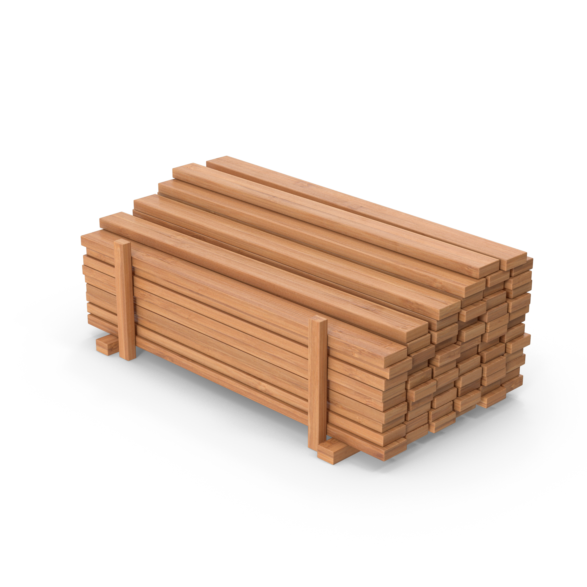 3D Wood Planks Stack - TurboSquid 2018292