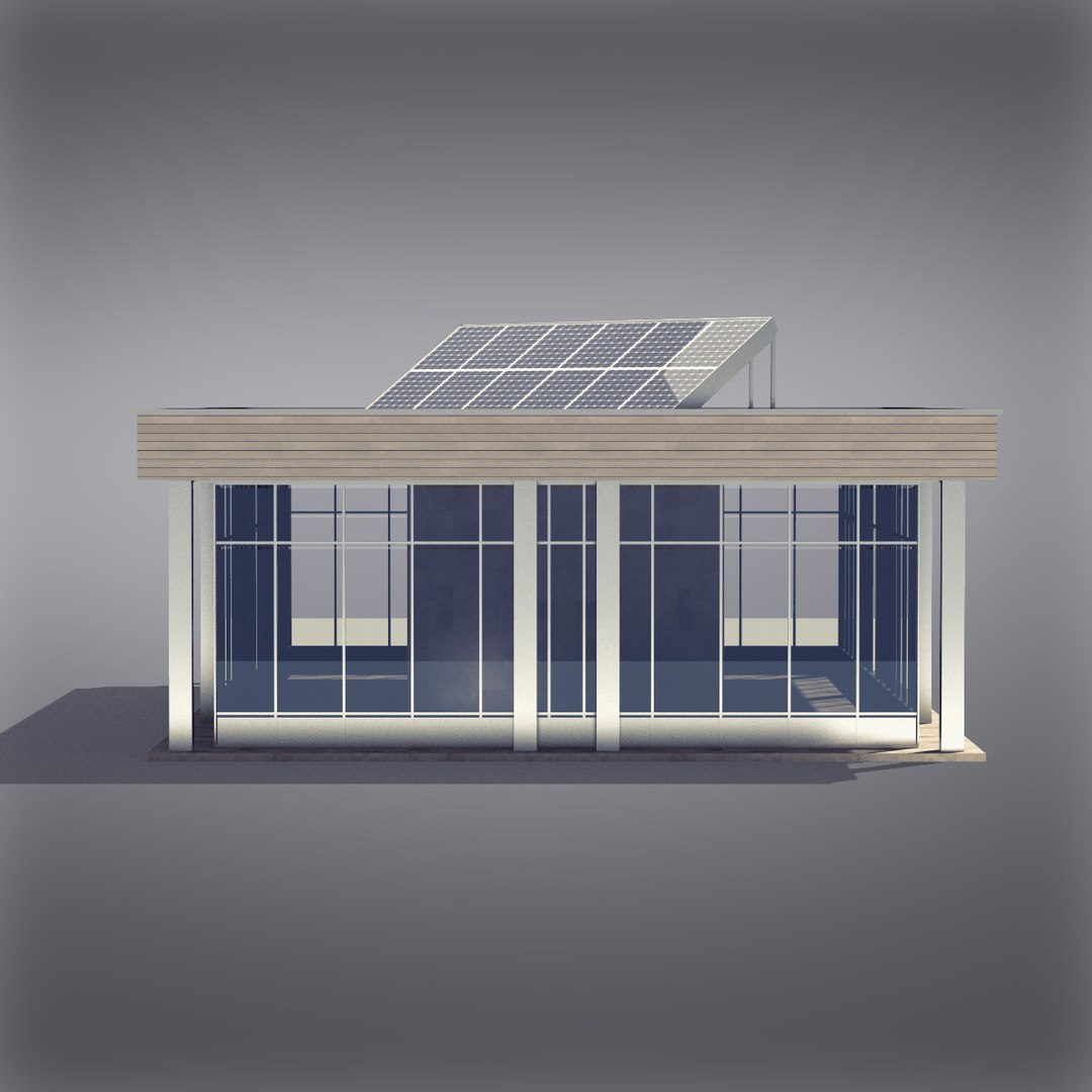 Modern Generic Building 3d Model