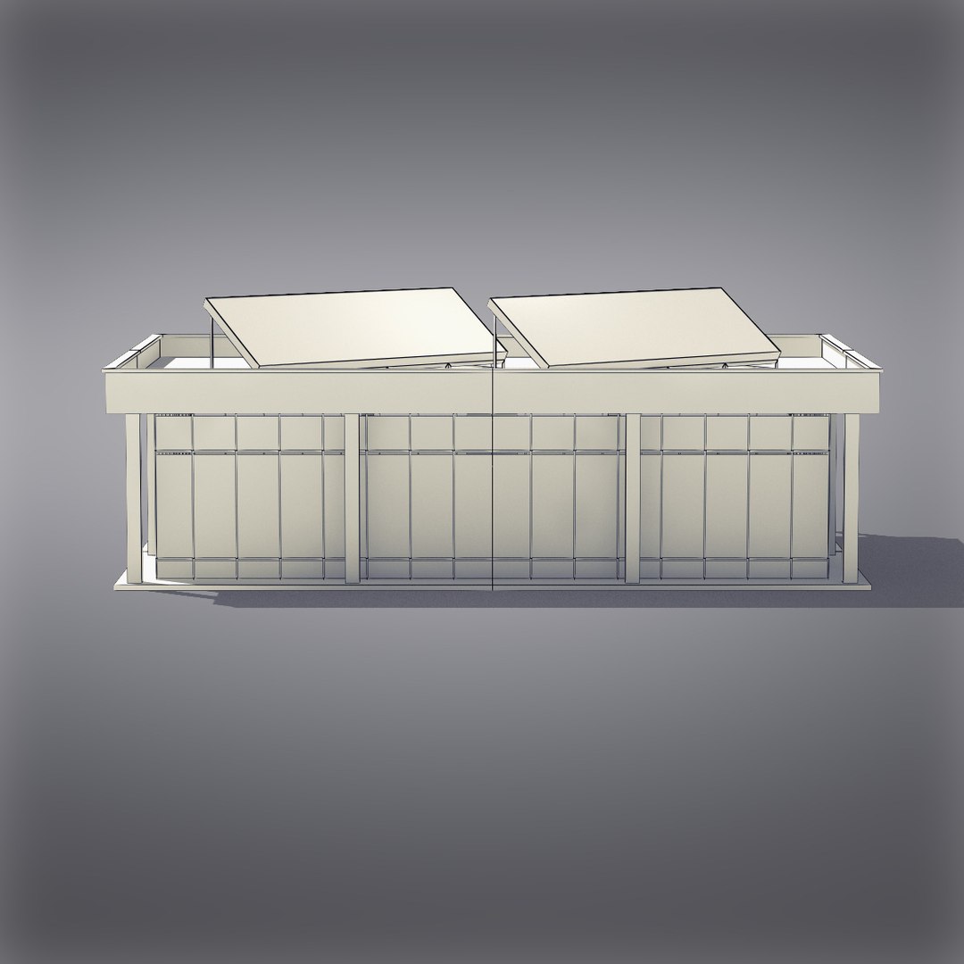 Modern Generic Building 3d Model