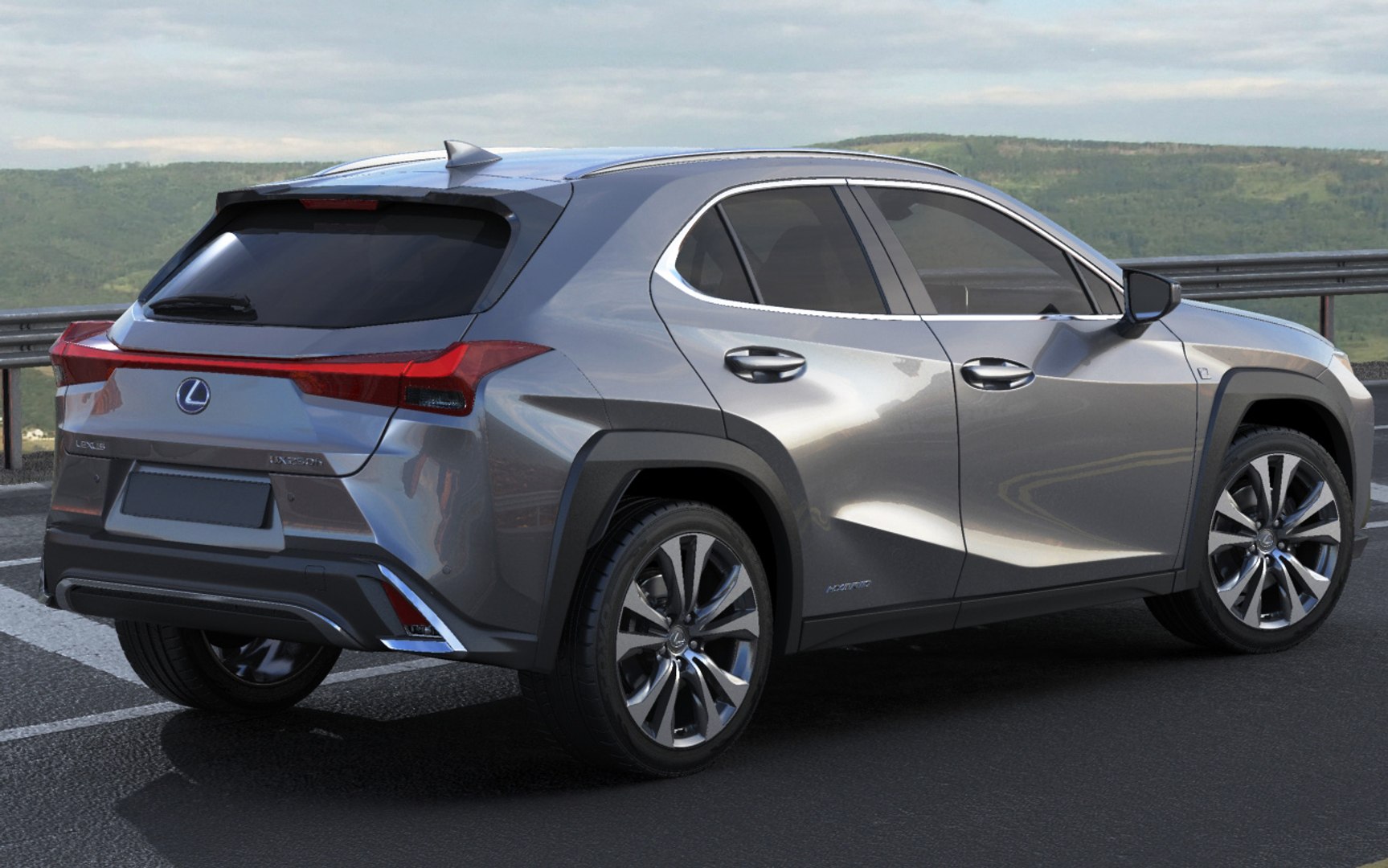 Lexus ux f-sport 3D - TurboSquid 1286908