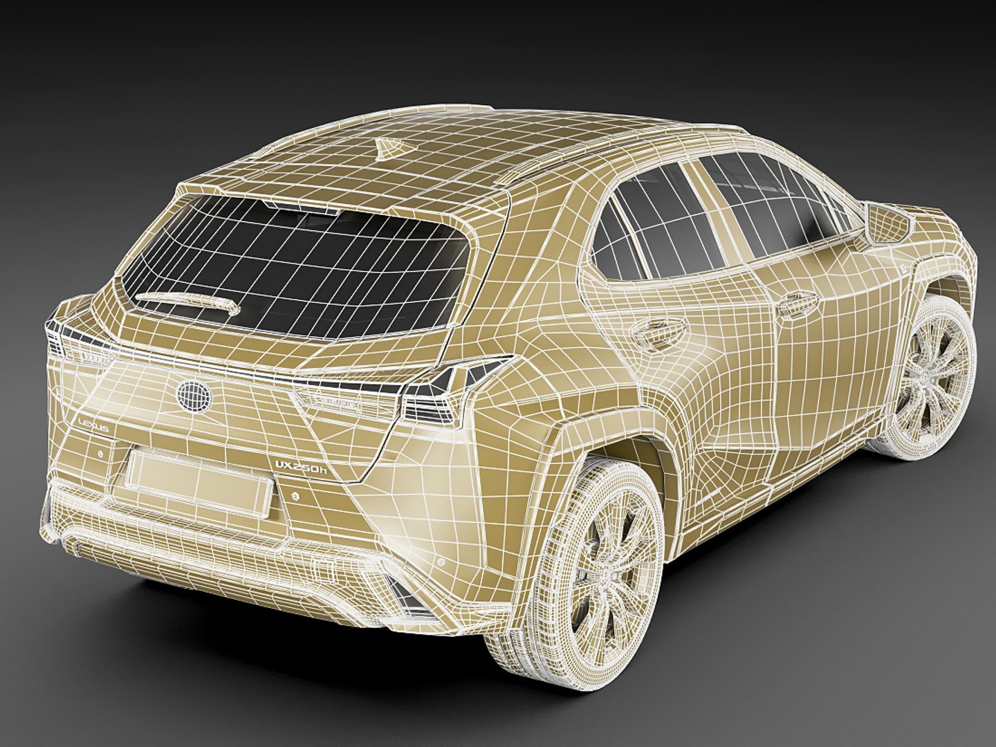 Lexus ux f-sport 3D - TurboSquid 1286908