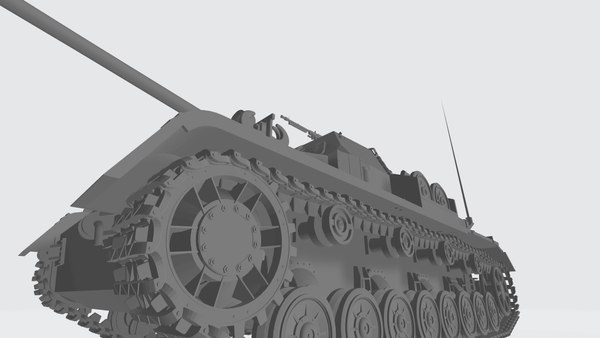 Panzerkampfwagen iv panzer tank 3D model - TurboSquid 1421378