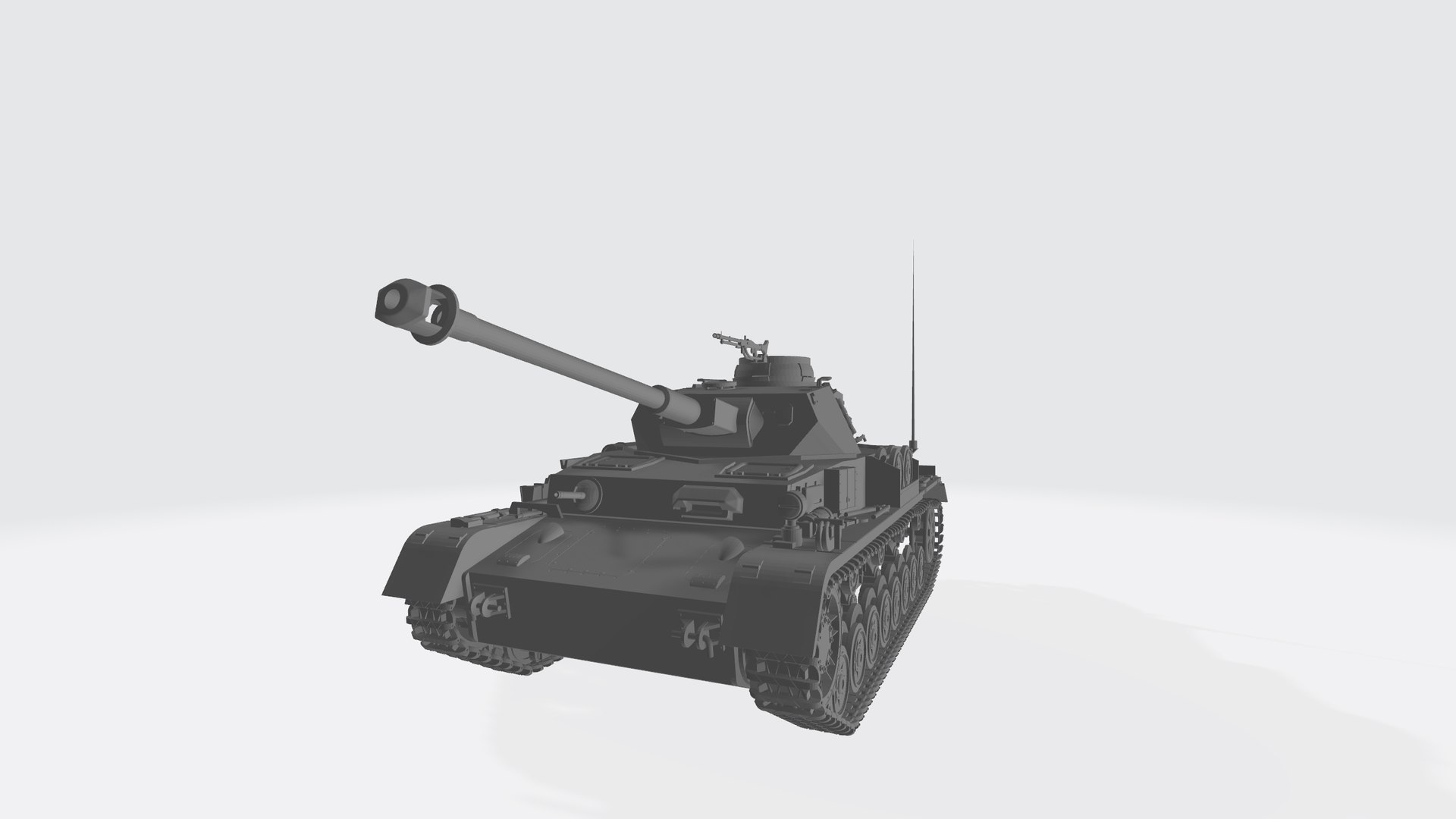 Panzerkampfwagen Iv Panzer Tank 3D Model - TurboSquid 1421378