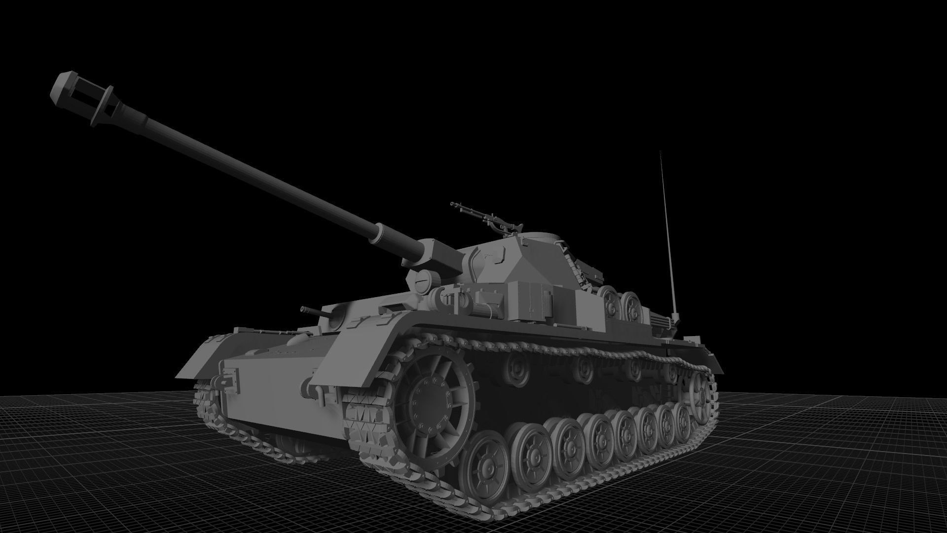 Panzerkampfwagen Iv Panzer Tank 3D Model - TurboSquid 1421378