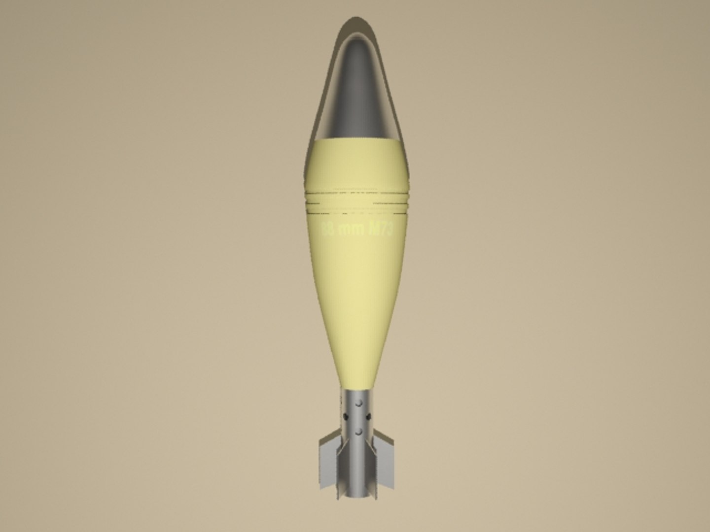 3d Model Mortar 88 Mm
