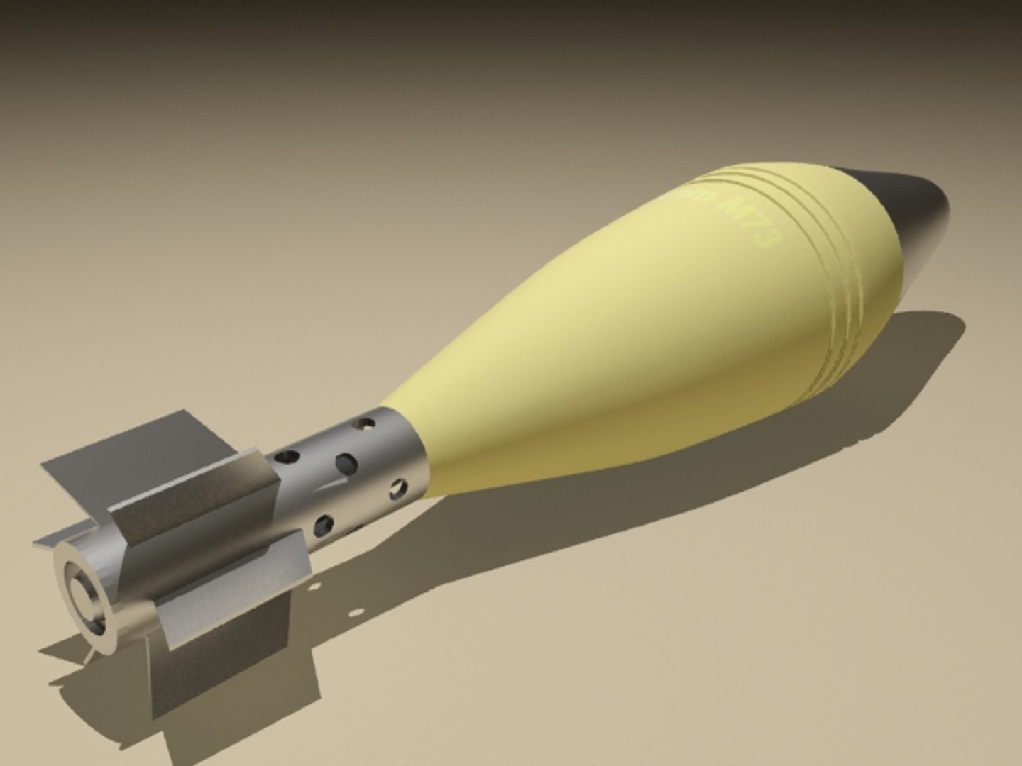 3d Model Mortar 88 Mm