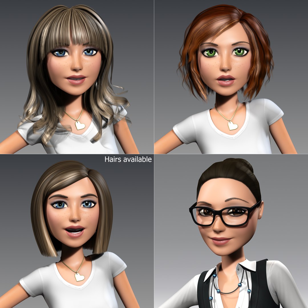 max cartoon character young woman