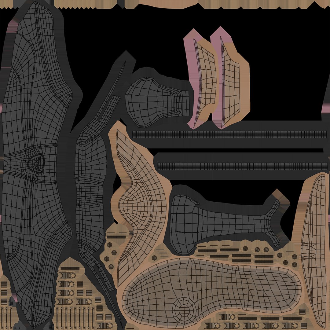 3D Shoes 184 - All MH Bodies UE5 Skeletons - Rigged - TurboSquid 2323354
