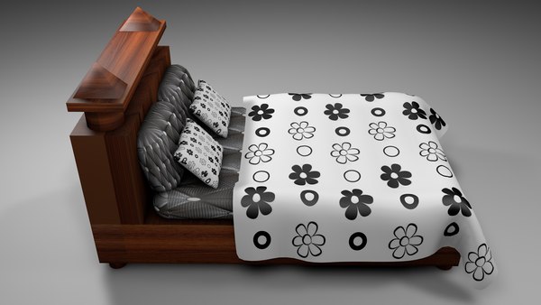 Free Bed OBJ Models for Download | TurboSquid