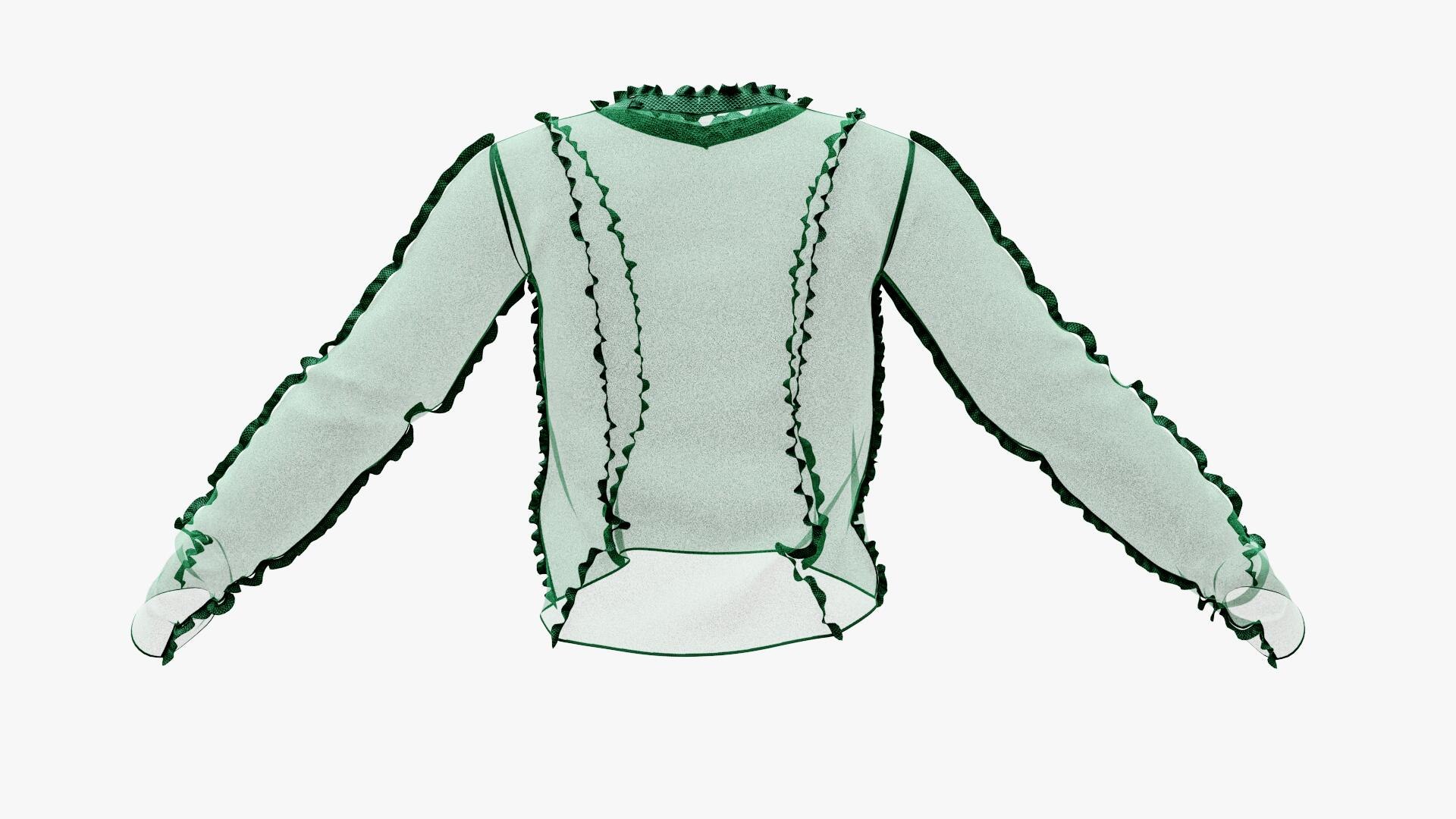 Second Skin Top 3D Model - TurboSquid 2426700
