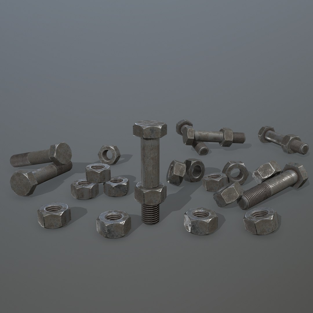 Bolts Model - TurboSquid 1541620
