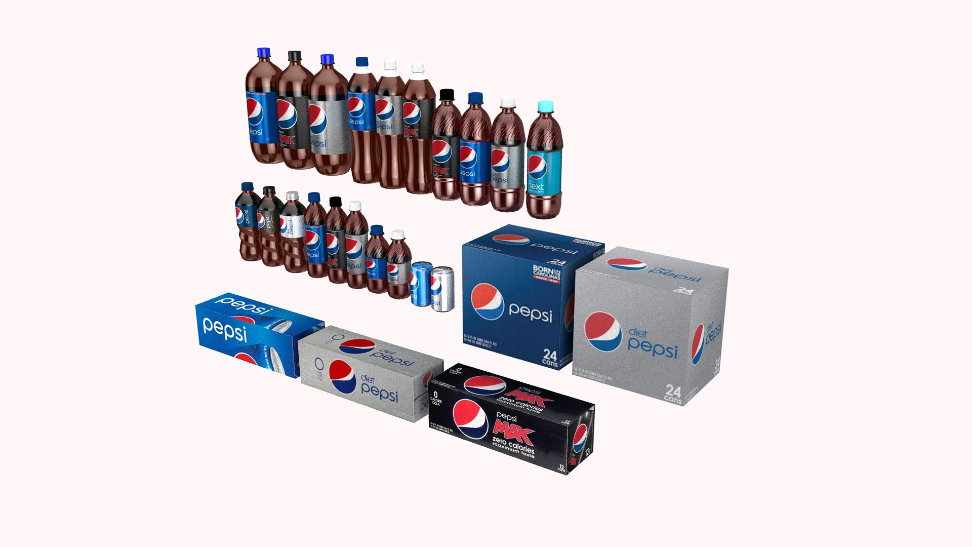 Pepsi Product Model - TurboSquid 2007066
