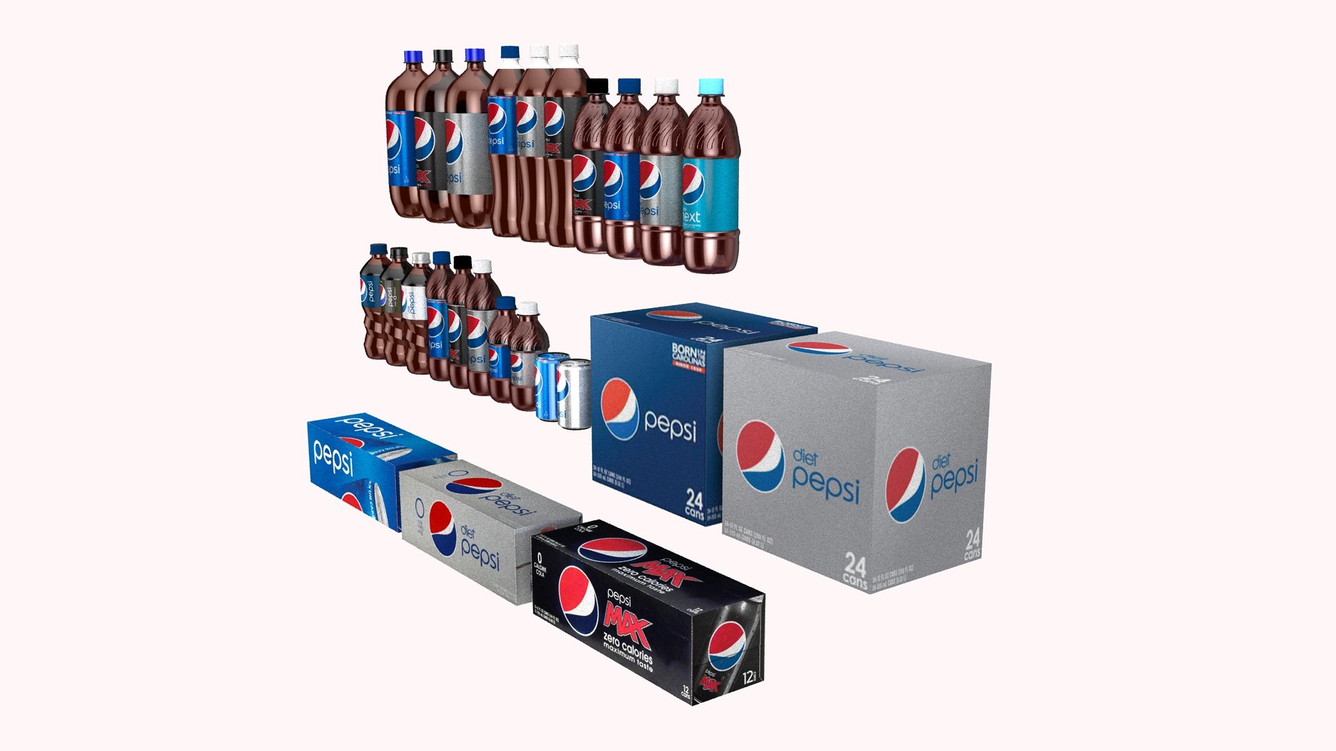 Pepsi Product Model - TurboSquid 2007066