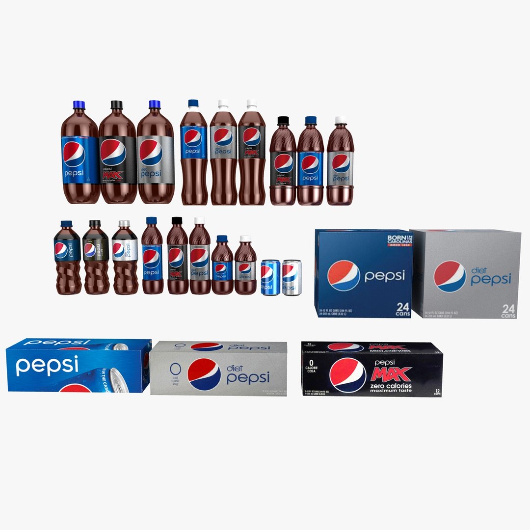 Pepsi Product Model - TurboSquid 2007066