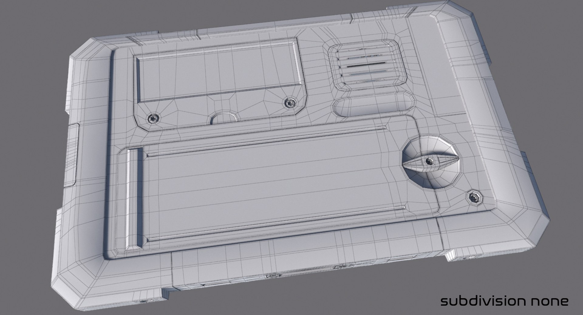 3d Model Military Tablet