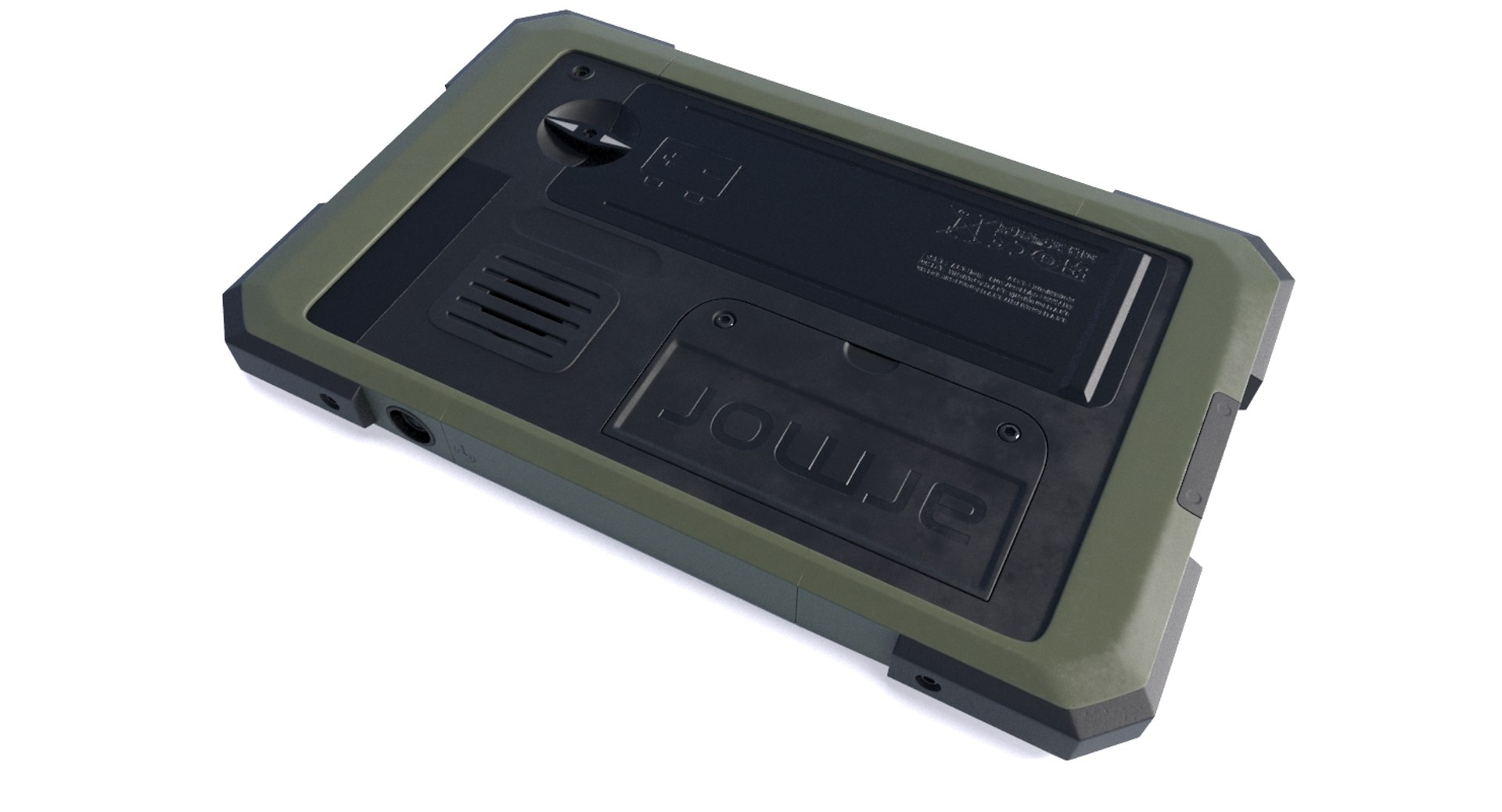 3d Model Military Tablet