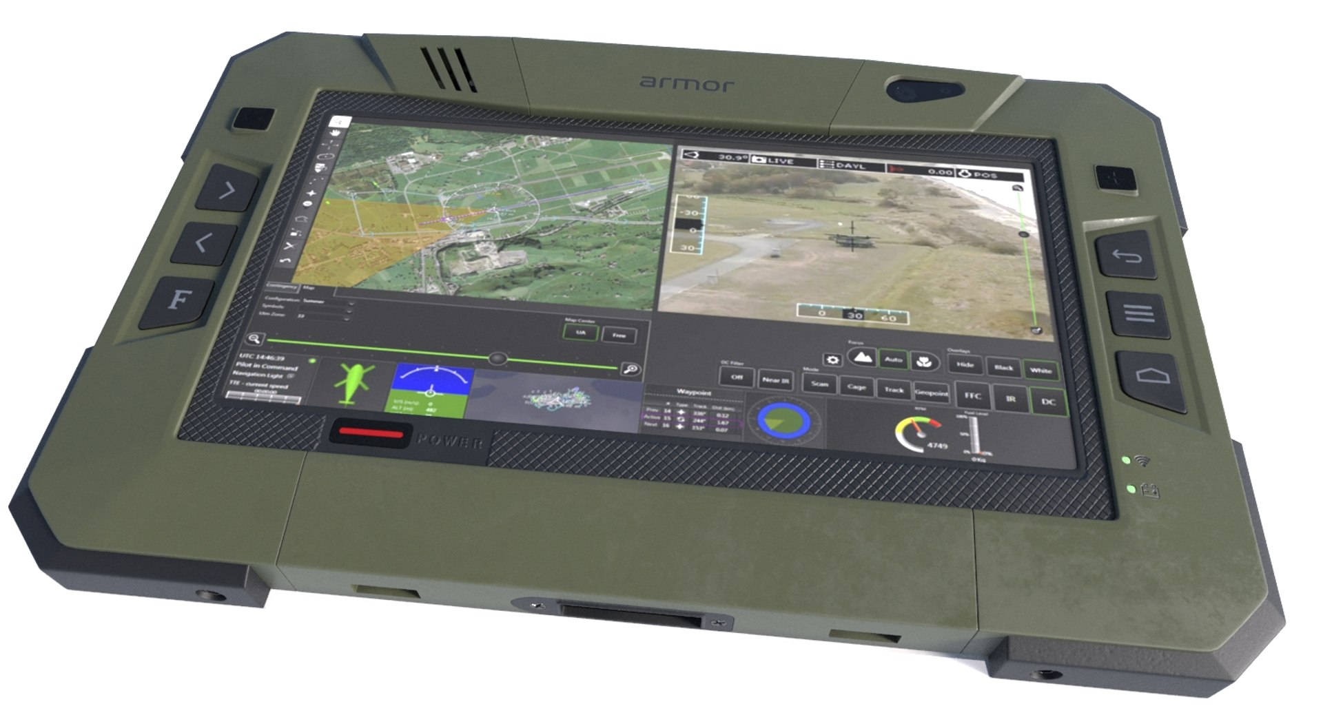 3d Model Military Tablet