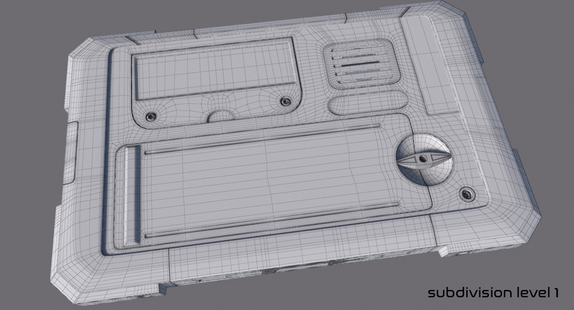 3d Model Military Tablet