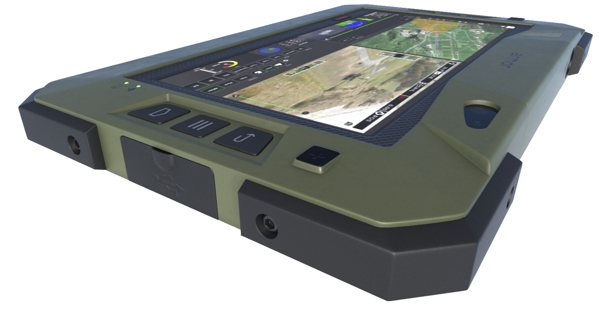 3d Model Military Tablet