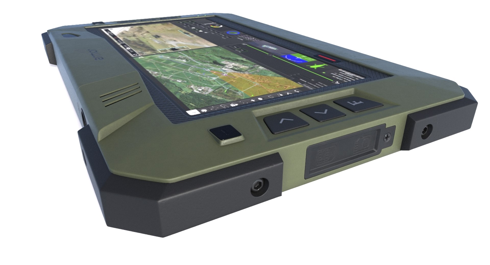 3d Model Military Tablet