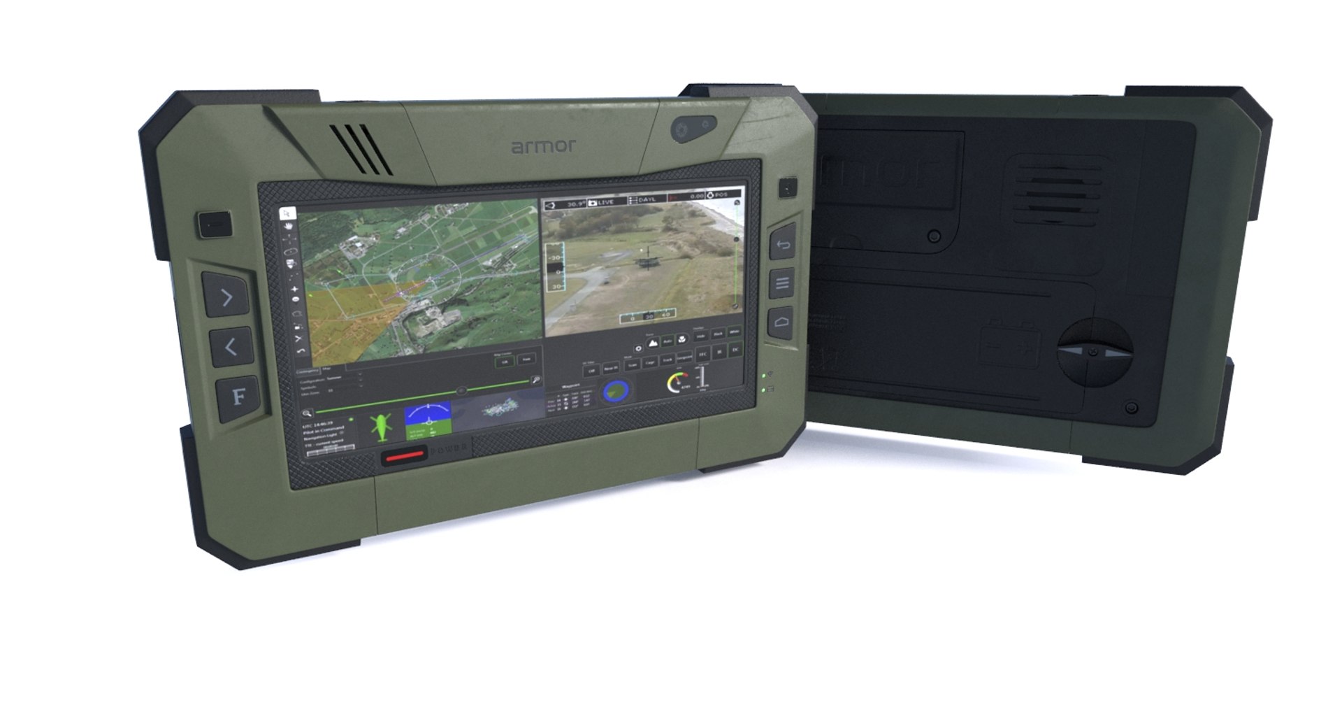 3d Model Military Tablet