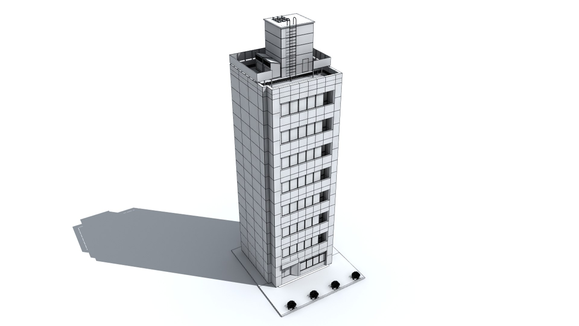 Lightwave Japan Building Rendering