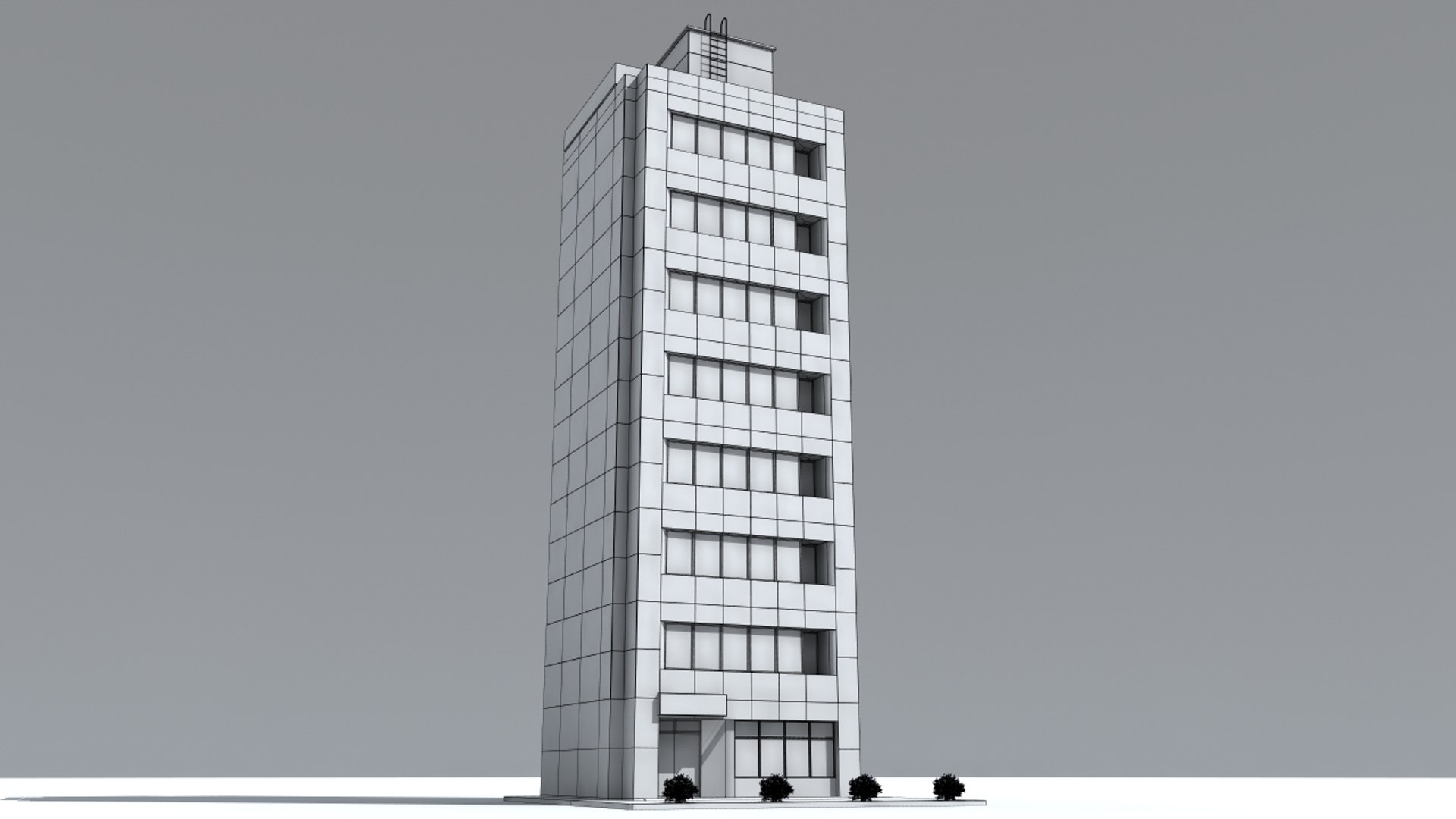 Lightwave Japan Building Rendering