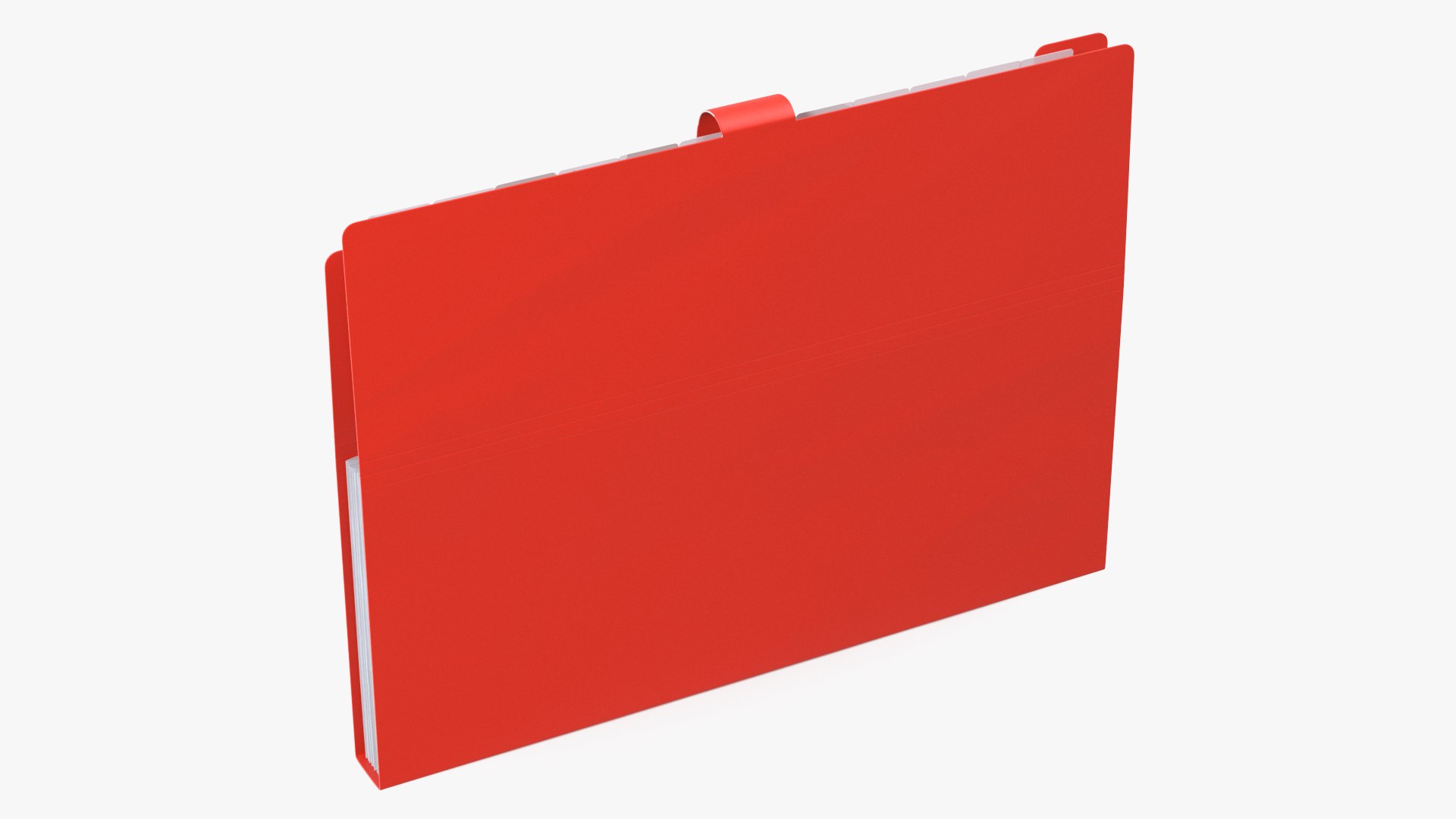 Plastic Pocket File Folder Closed 3D - TurboSquid 1804871