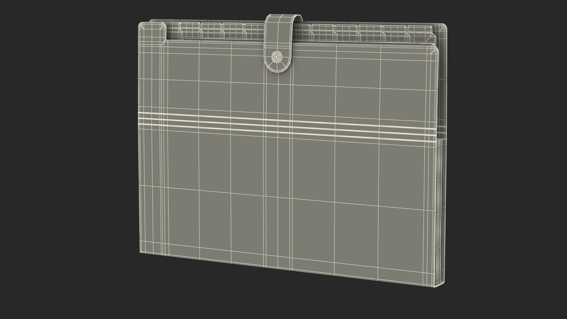 Plastic Pocket File Folder Closed 3D - TurboSquid 1804871