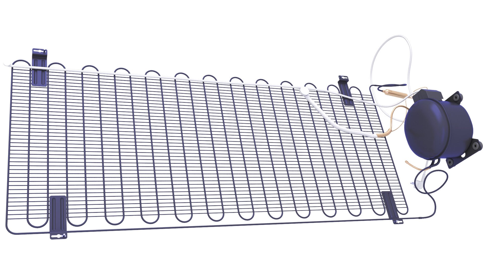 3D Model Condenser Compressor For Refrigerator 3 - TurboSquid 2097262