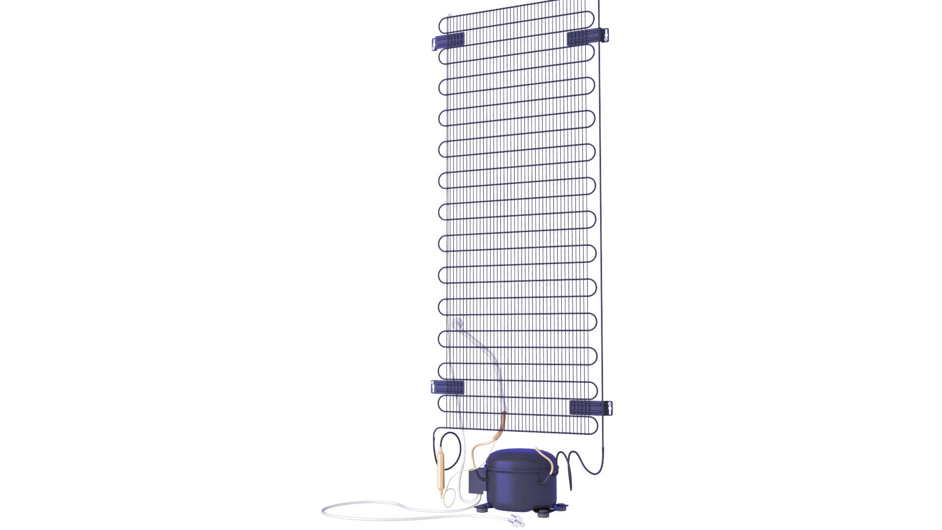 3D Model Condenser Compressor For Refrigerator 3 - TurboSquid 2097262