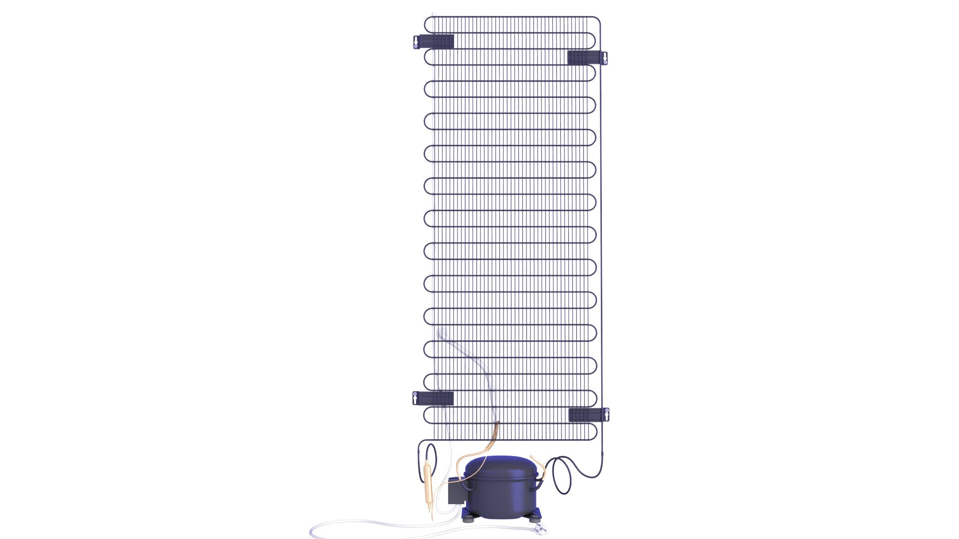 3D Model Condenser Compressor For Refrigerator 3 - TurboSquid 2097262