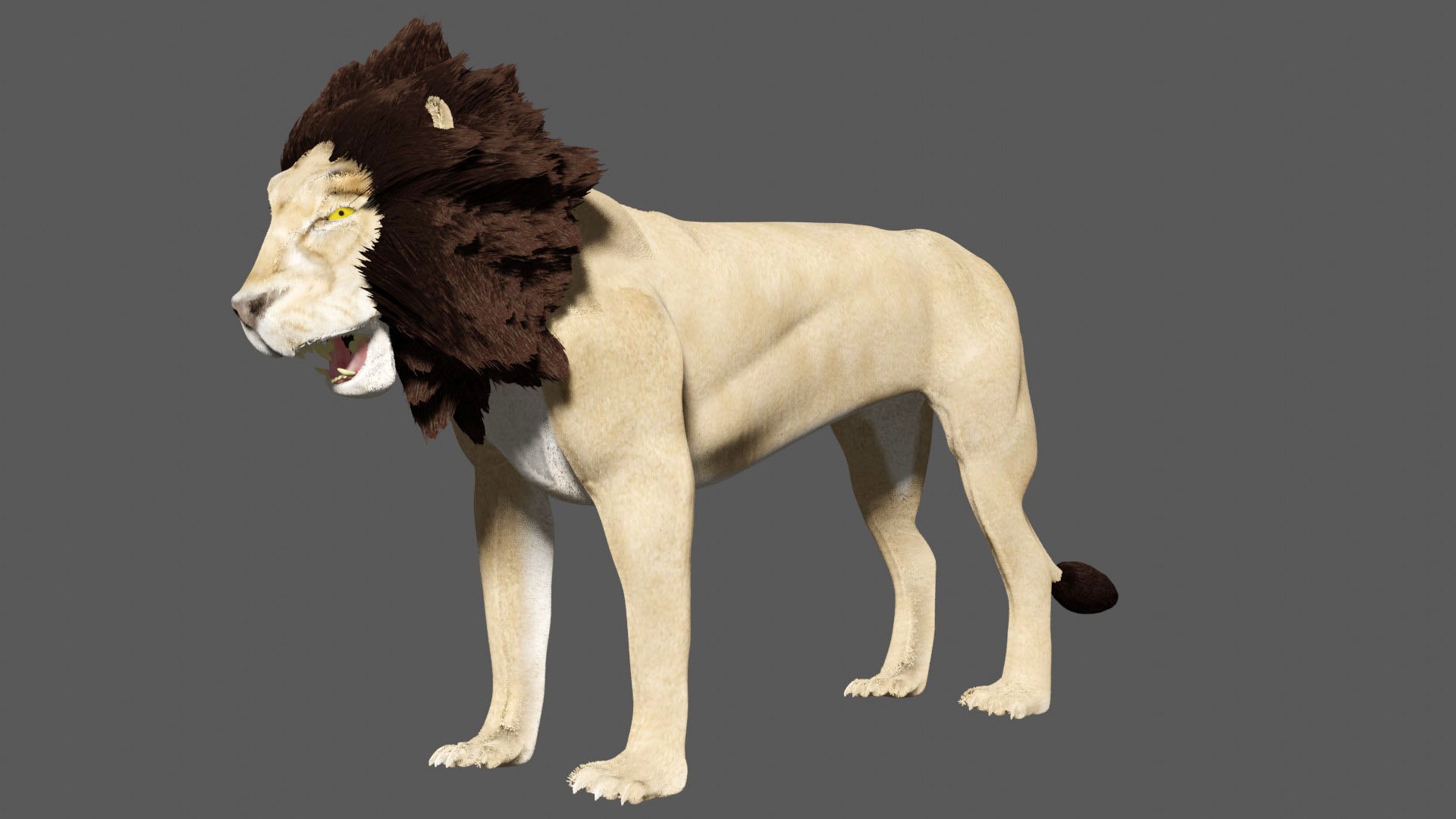 Lion With Basic Rigged 3D Model - TurboSquid 1763294