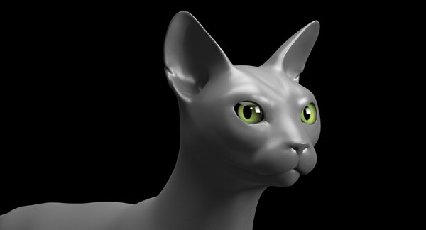 3D ginger cat hair model - TurboSquid 1315486