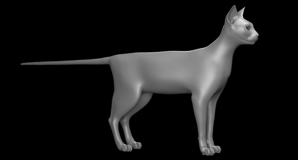 3D ginger cat hair model - TurboSquid 1315486