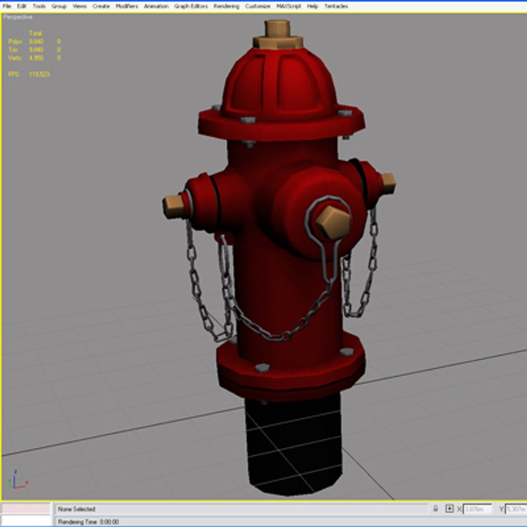 3d Model Hydrant